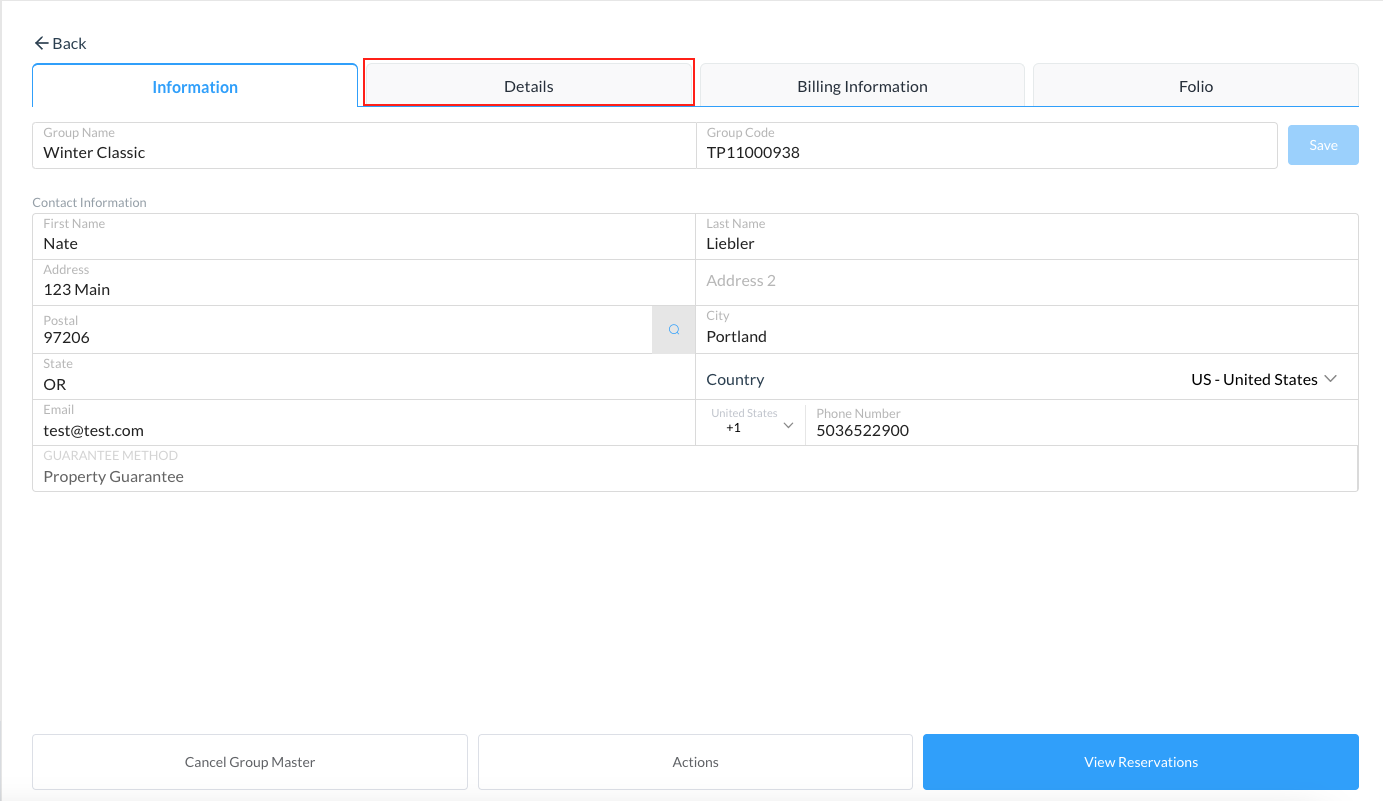 Modify Group Block Rate